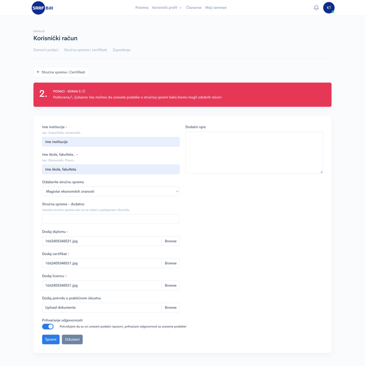 Ažuriranje podataka na sustavu | Savez računovođa, revizora i ...